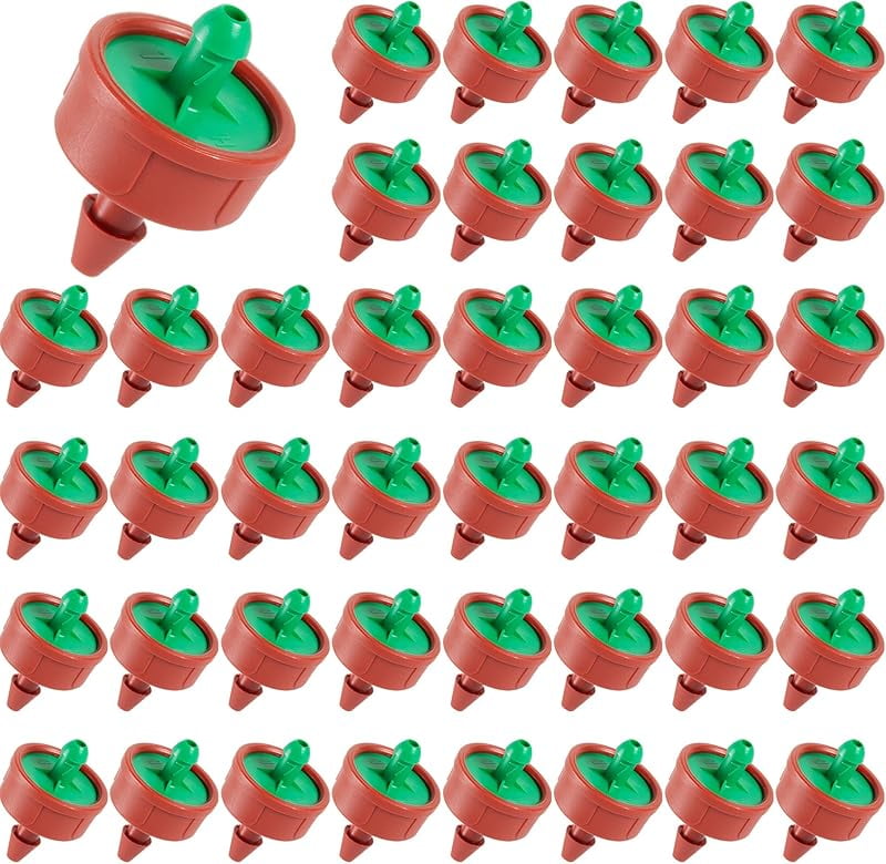 60Pcs 0.5 GPH Pressure Compensating Irrigation Spot Drippers,Constant ...