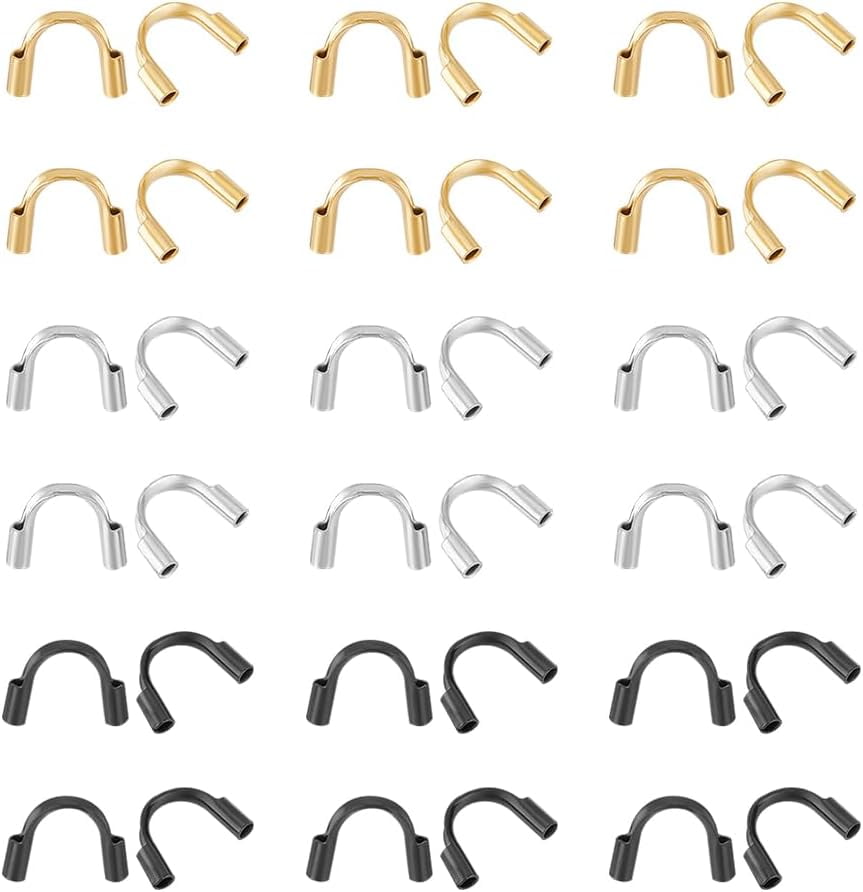 60Pcs 3 Colors Surgical Stainless Steel Wire Guardian Wire Guard Thread ...