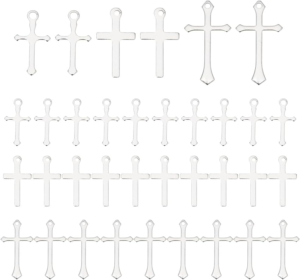60Pcs 3 Styles Small Cross Charms Tibetan Style Cross Pendants Crucifix ... 60Pcs 3 Styles Small Cross Charms Tibetan Style Cross Pendants Crucifix ...