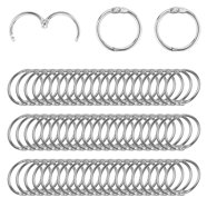 Yesbay 1 Box Book Rings Multi-color Flexible Plastic Book Loose Leaf ...