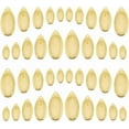 60Pcs 5 Styles Iron Fishing Lures Fishing Attractor Spinner Blades for ...