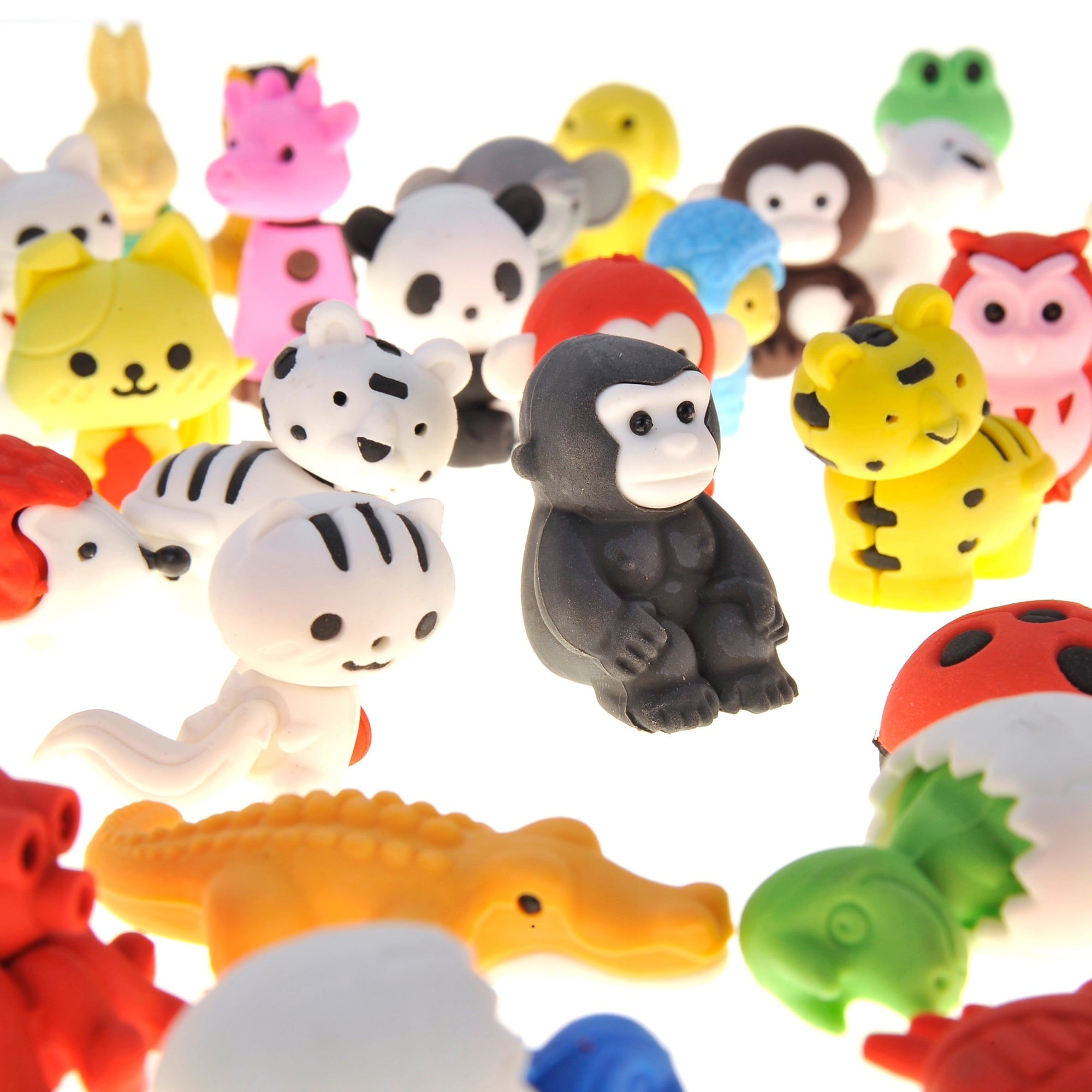 60Pcs Animal Erasers Desk Pets (Random Design) - Walmart.com