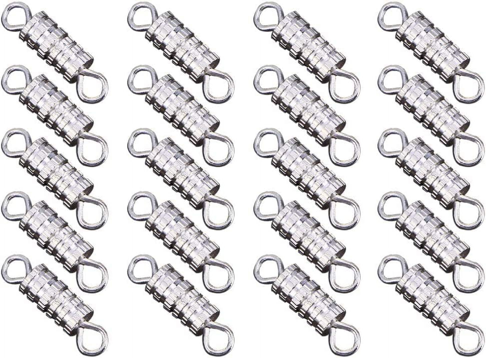 60Pcs Barrel Screw Clasps Screw Type Clasp Screw Twist Clasps for ...