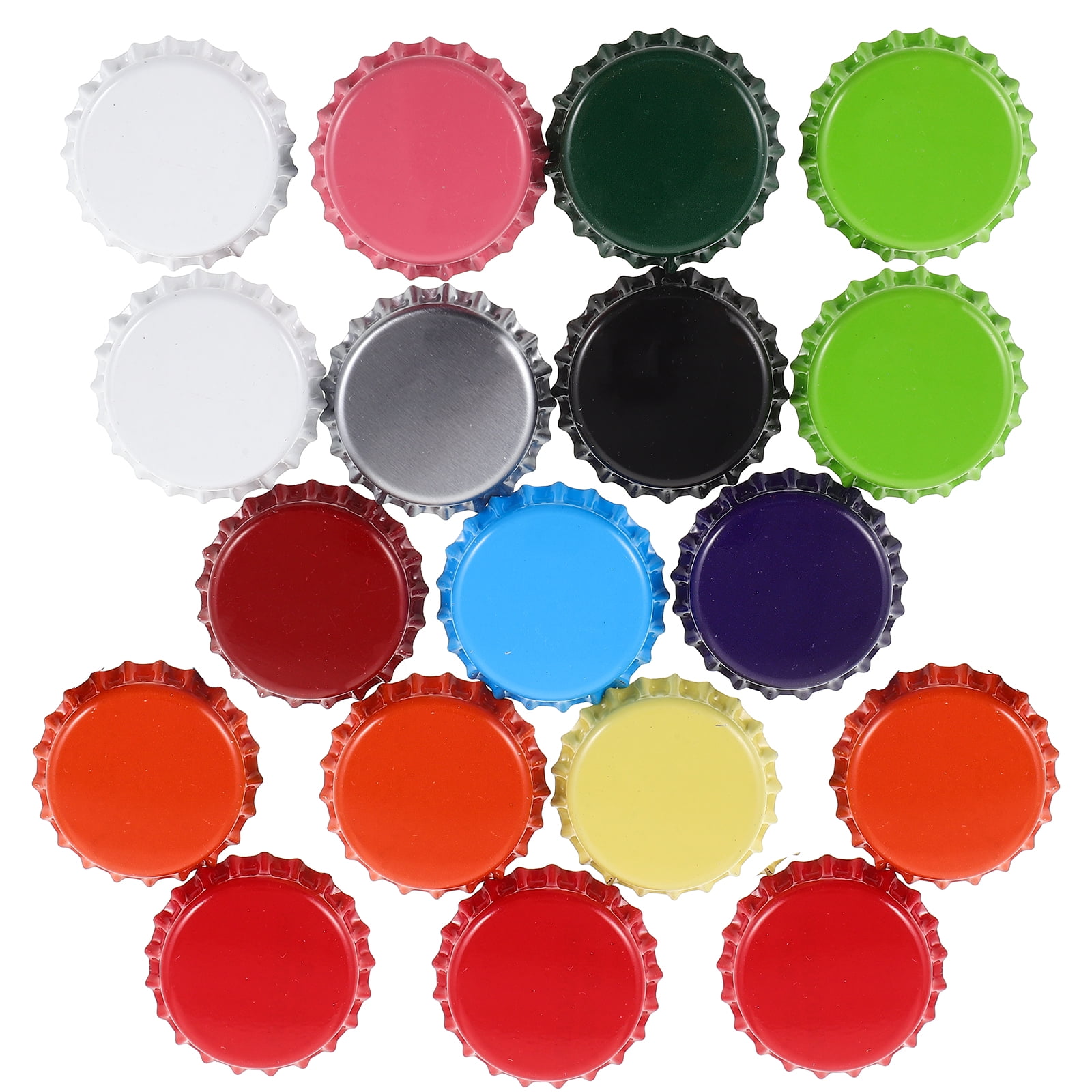 60Pcs Beer Bottle Caps Colorful Beer Caps Metal Bottle Cap Wall Art ...