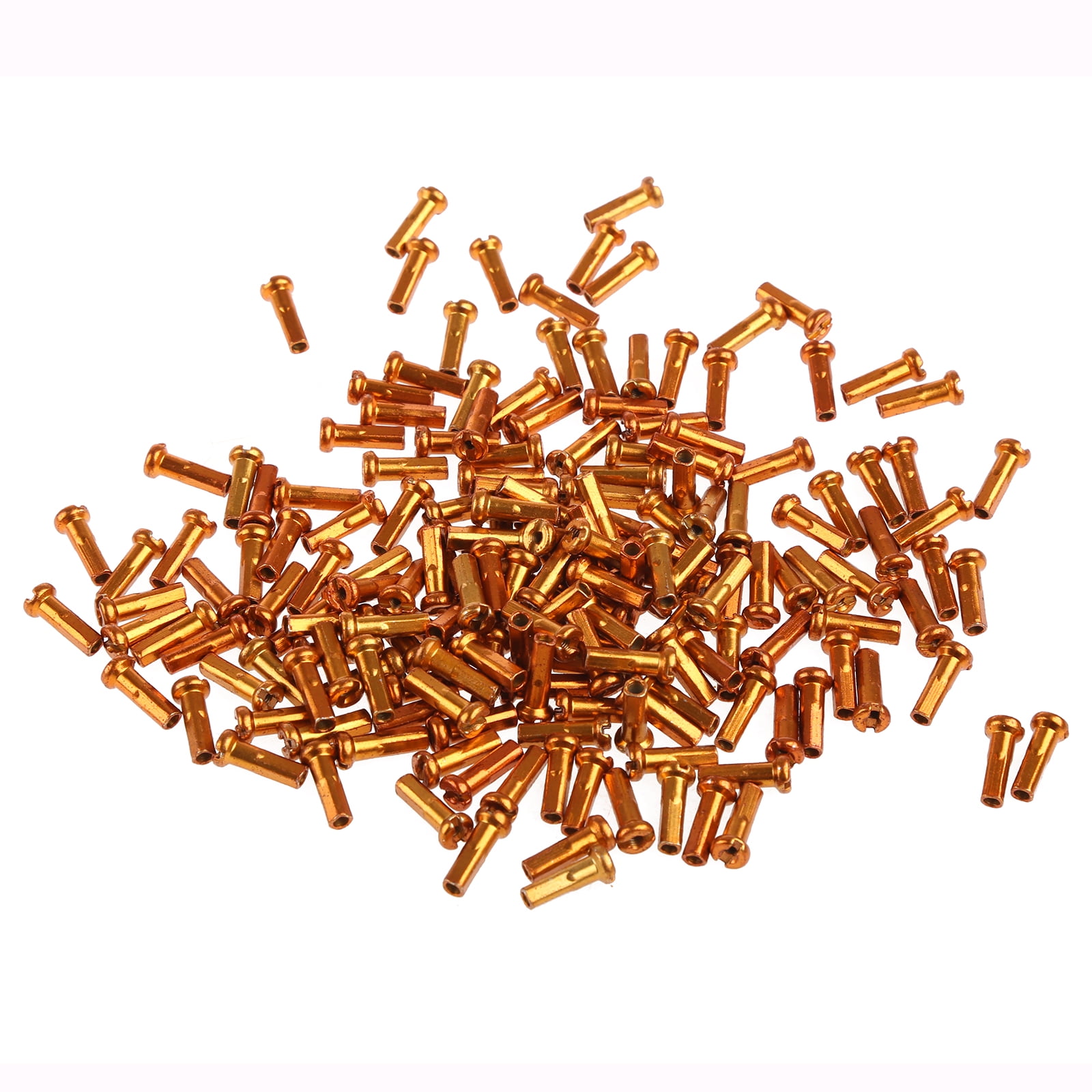 60Pcs Bike Spoke Caps 14mm Metal Caps Cycling Spokes Cap Nipples Riding ...