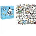 60pcs Box Anime Stickers Kawaii Sanrio Hello Kitty Kuromi Cinnamoroll