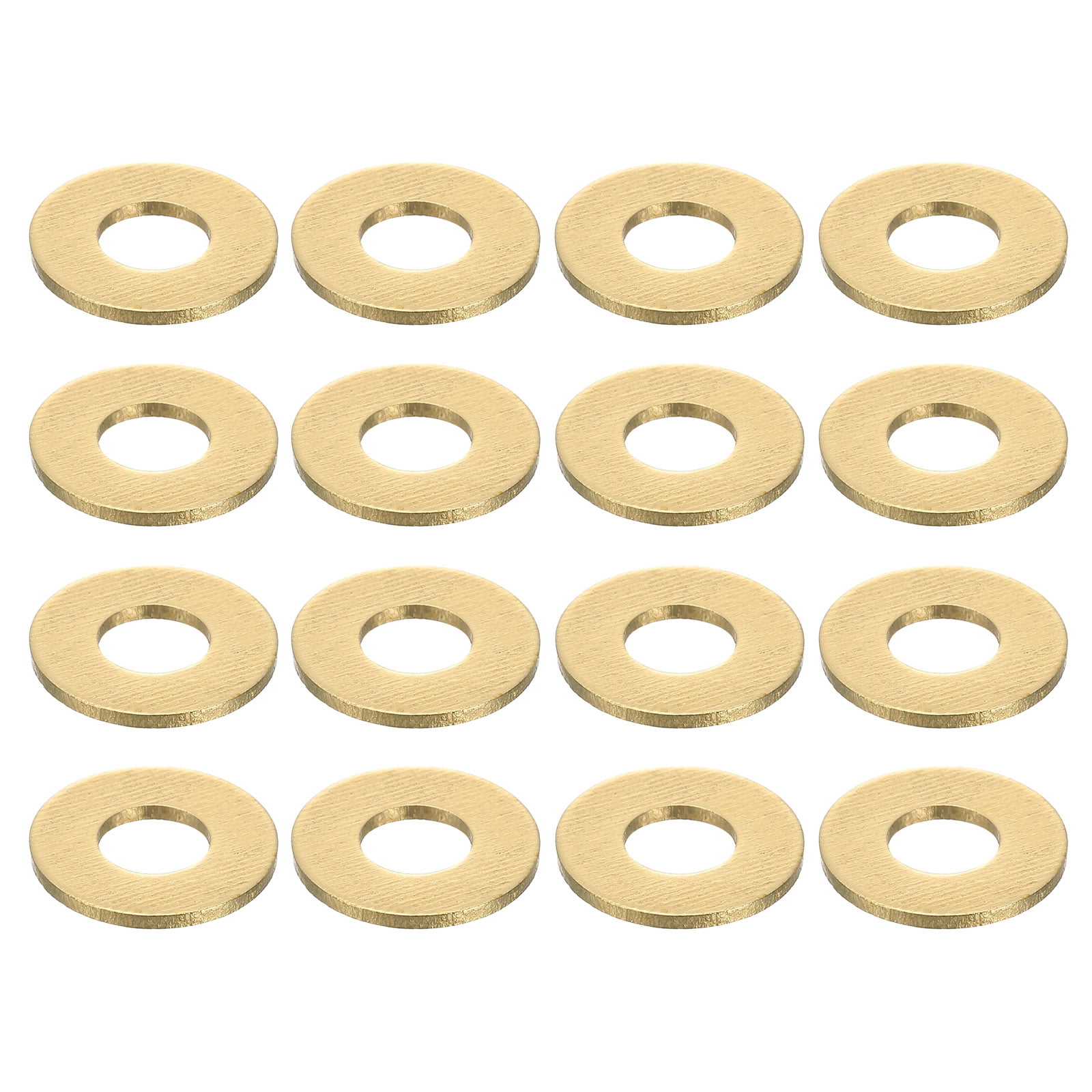 60Pcs Brass Flat Washer, M6x14x1mm Brass Washer Assortment for Screws ...