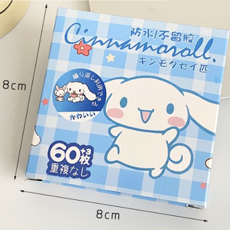 60Pcs Cartoon Anime Stickers Cute Cinnamoroll Pochacco Kuromi Hello ...