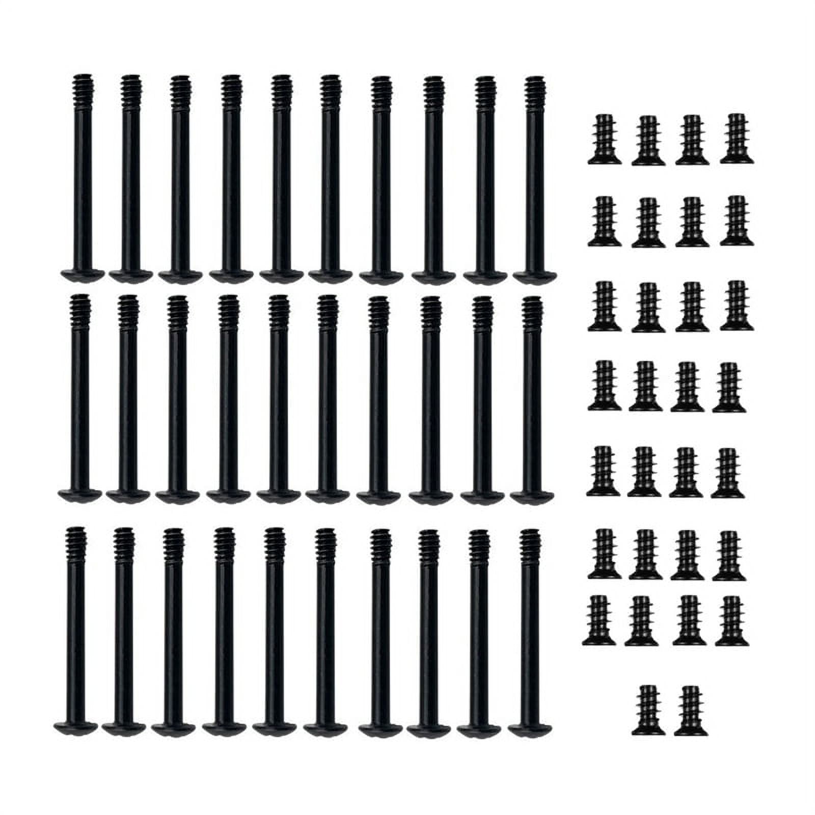 60Pcs Computer Case Cooling Fan Screws Computer Fan Mount Long Short ...