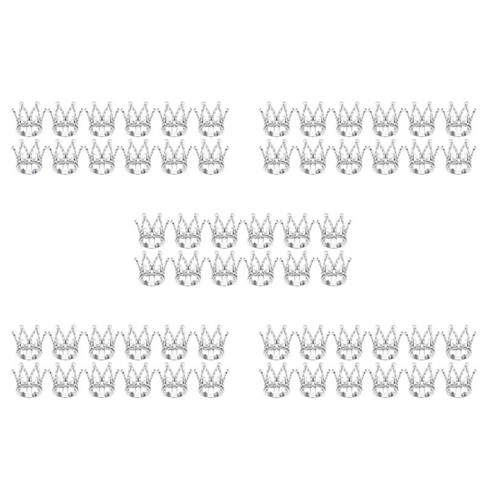 60Pcs Crown Cake Topper Mini Baby Crown Queen Crown Small Princess ...