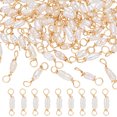 60Pcs Cultured Freshwater Pearl Connector Charms with Copper Wire ...