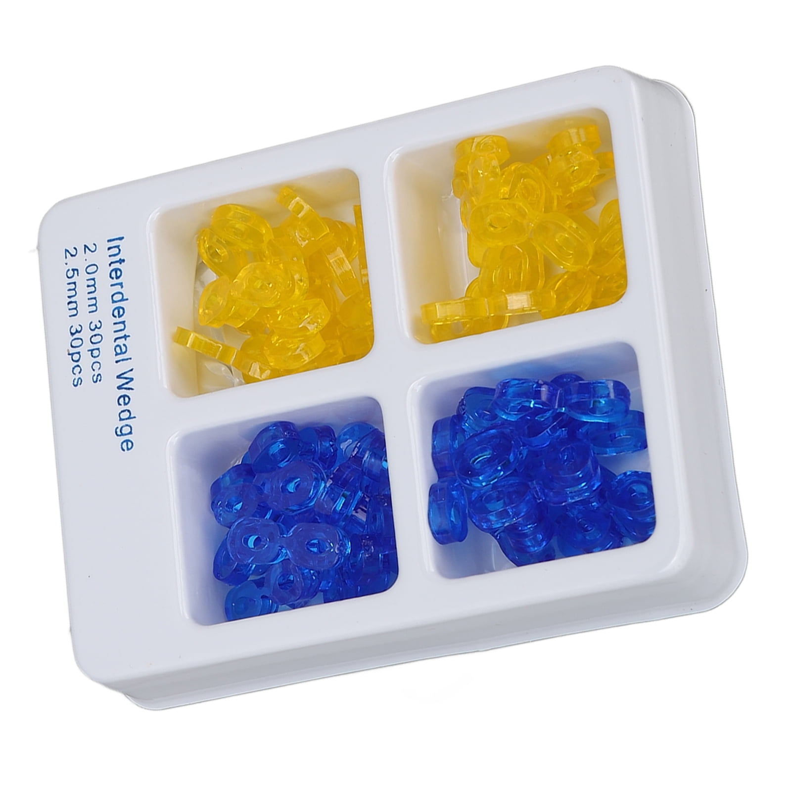 60Pcs Dental Wedge Elastic Rubber High Toughness Hygeian Tooth ...