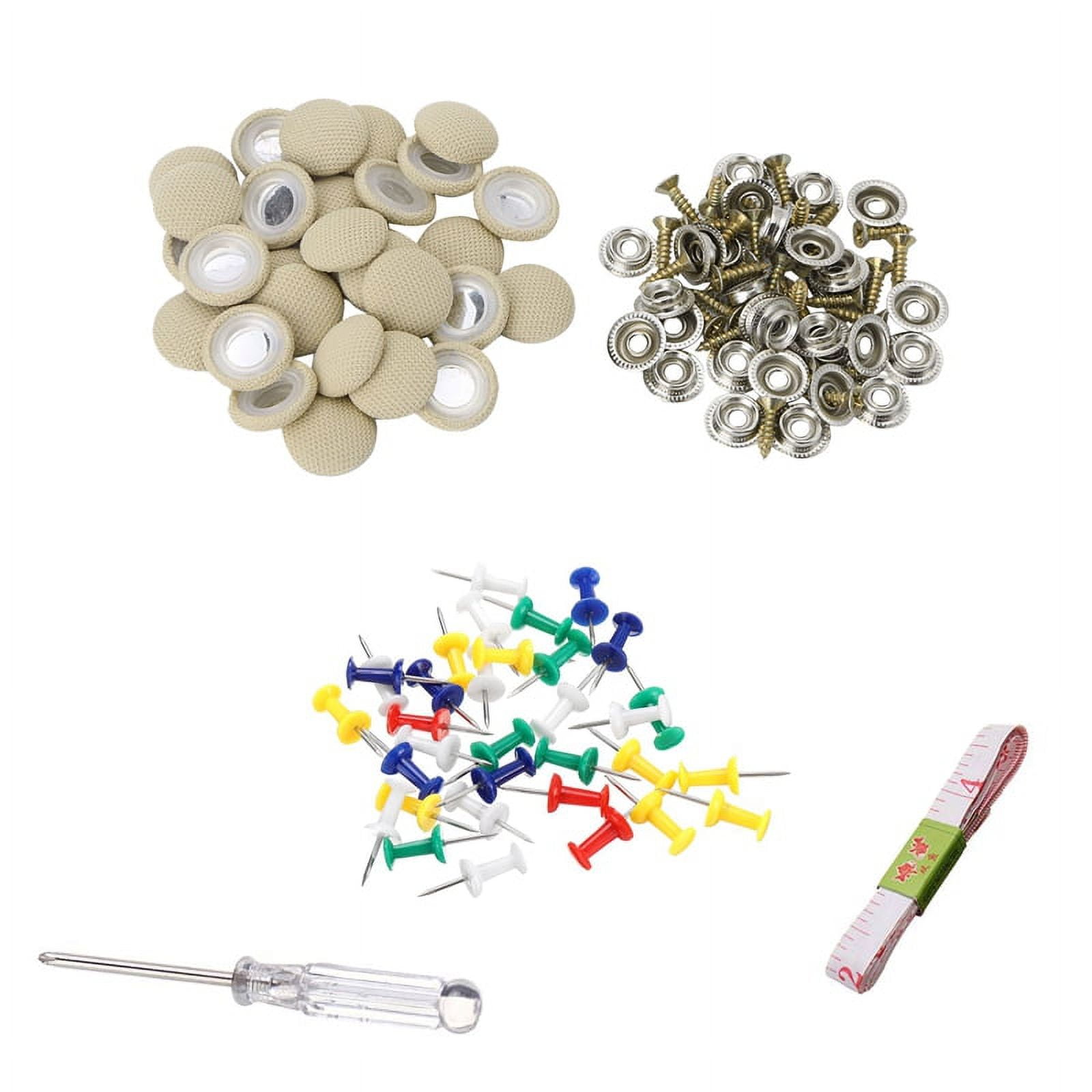 60Pcs Diy Roof Lining Repair Kit Fix Sagging Headliner Pin Buckle Screw ...