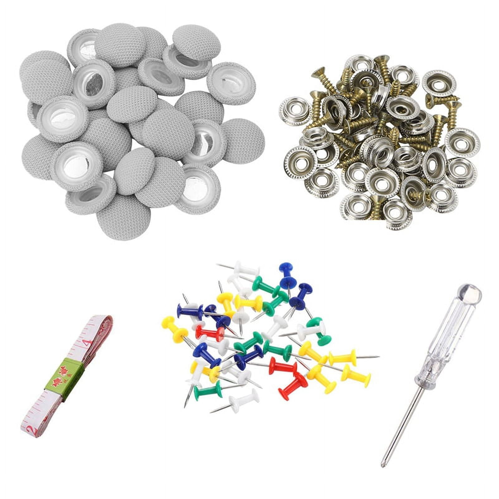 60Pcs Diy Roof Lining Repair Kit Fix Sagging Headliner Pin Buckle Screw ...