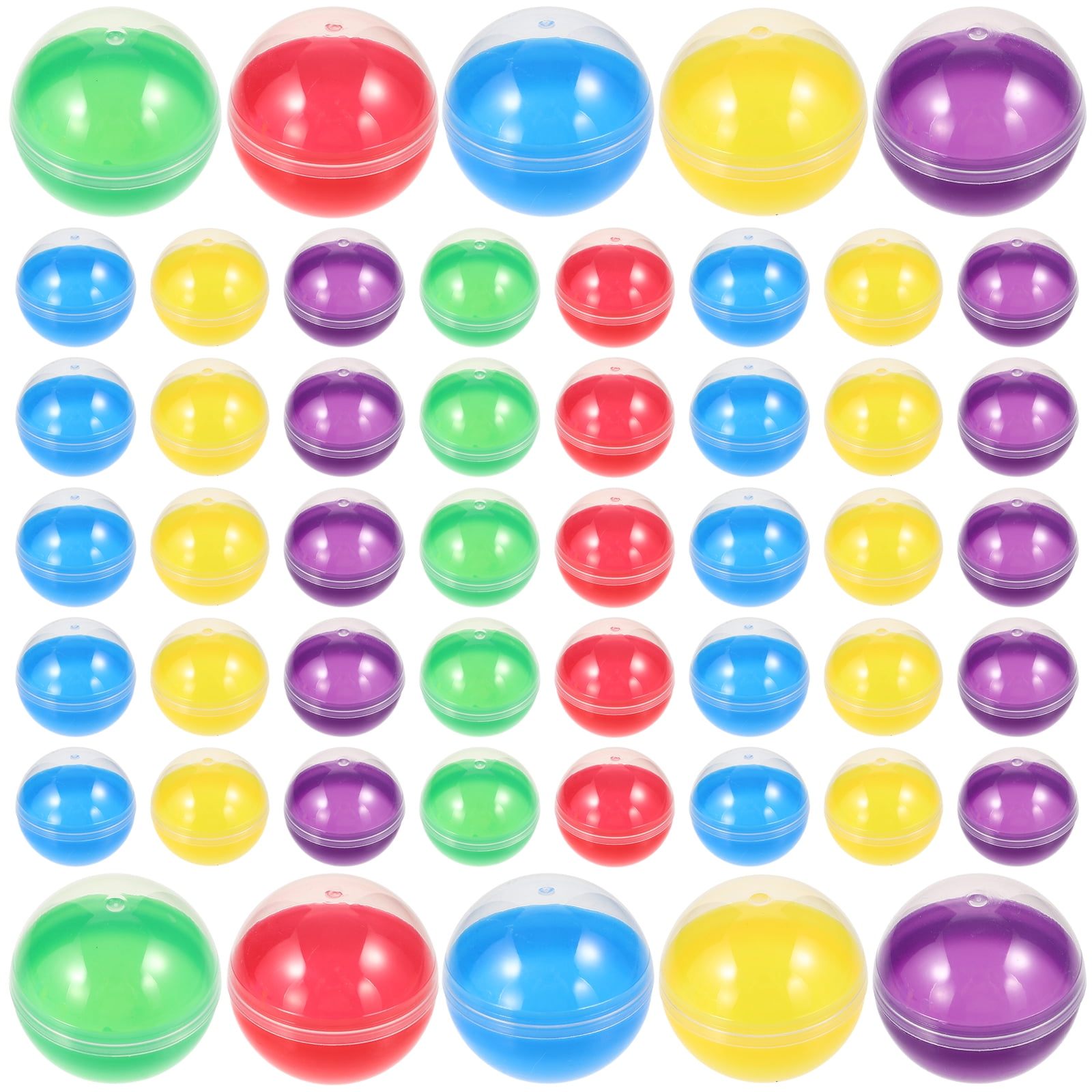 60Pcs Fillable Balls Multi-function Plastic Balls Twisting Balls ...