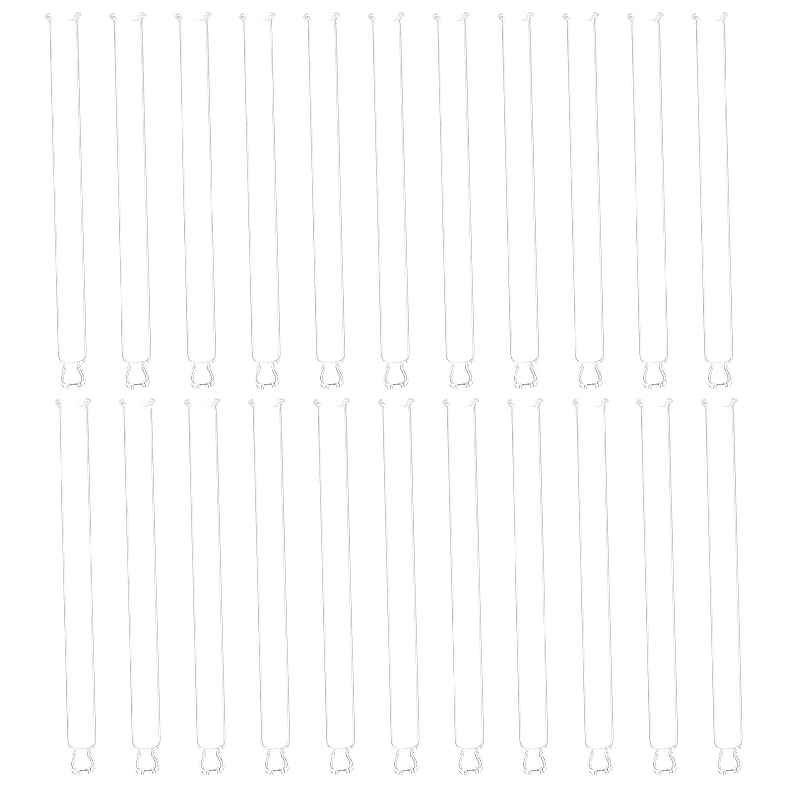 MERRYHAPY 60Set Transparent Glass Droppers Essential Oil Bottles Liquid ...