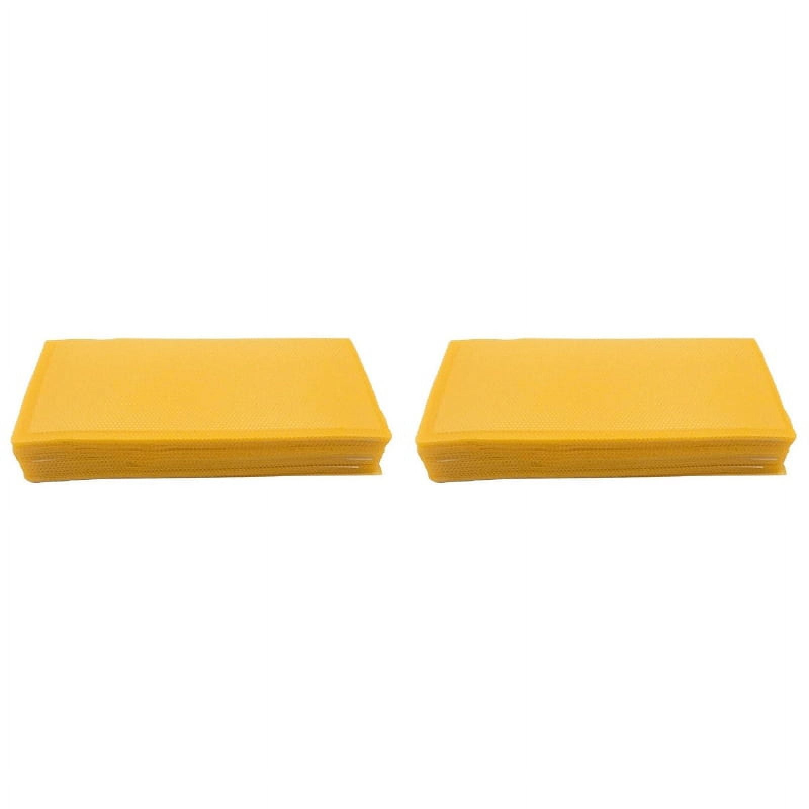 60Pcs Honeycomb Foundation Bee Wax Foundation Sheets Paper Candlemaking ...