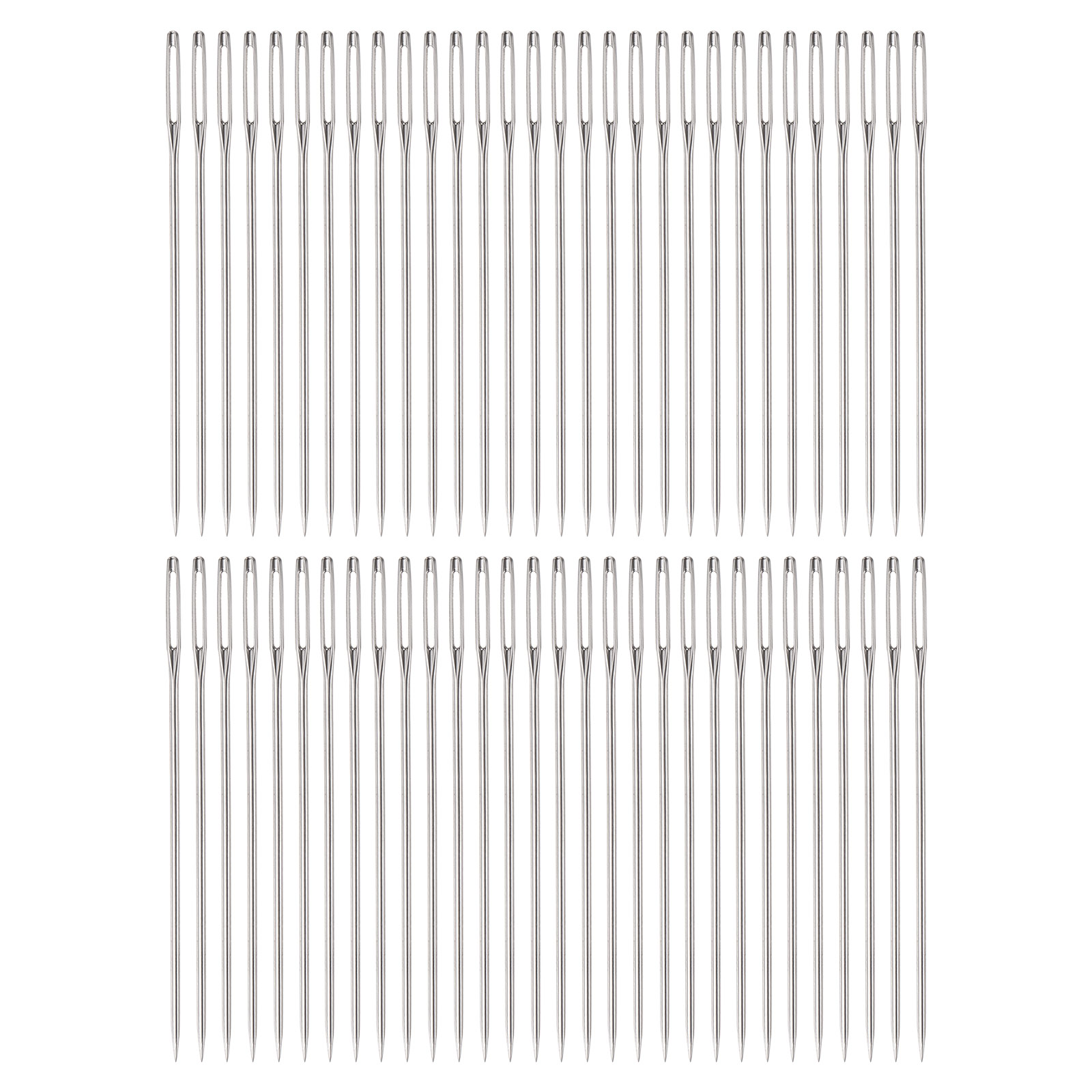 60Pcs Large Eye Needles 2.36" Stitching Needle Hand Sewing Embroidery ...