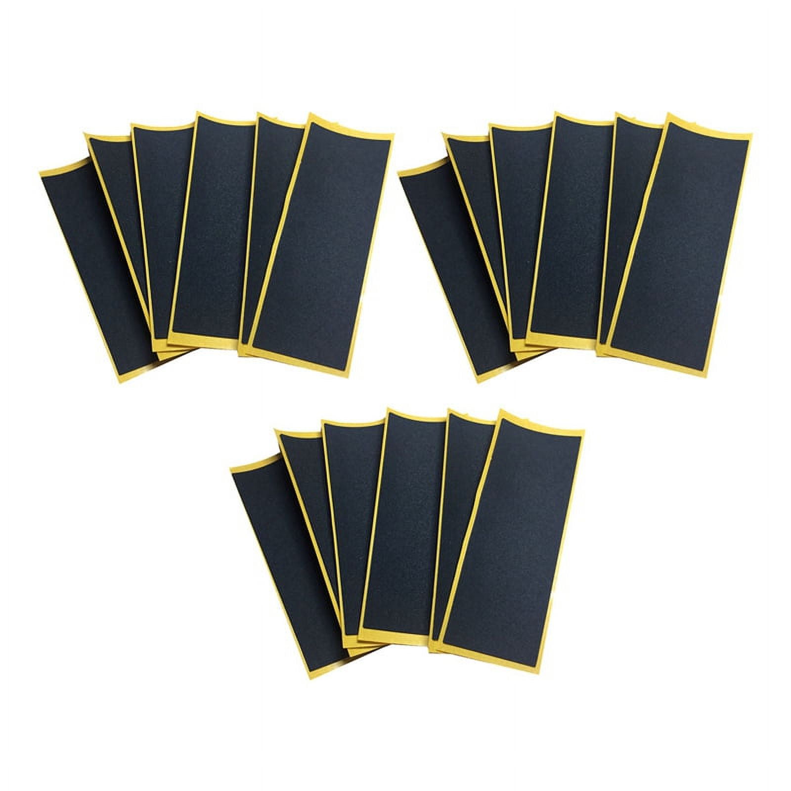 60Pcs/Lot Black Fingerboard Deck Uncut Tape Stickers Black Foam Grip ...