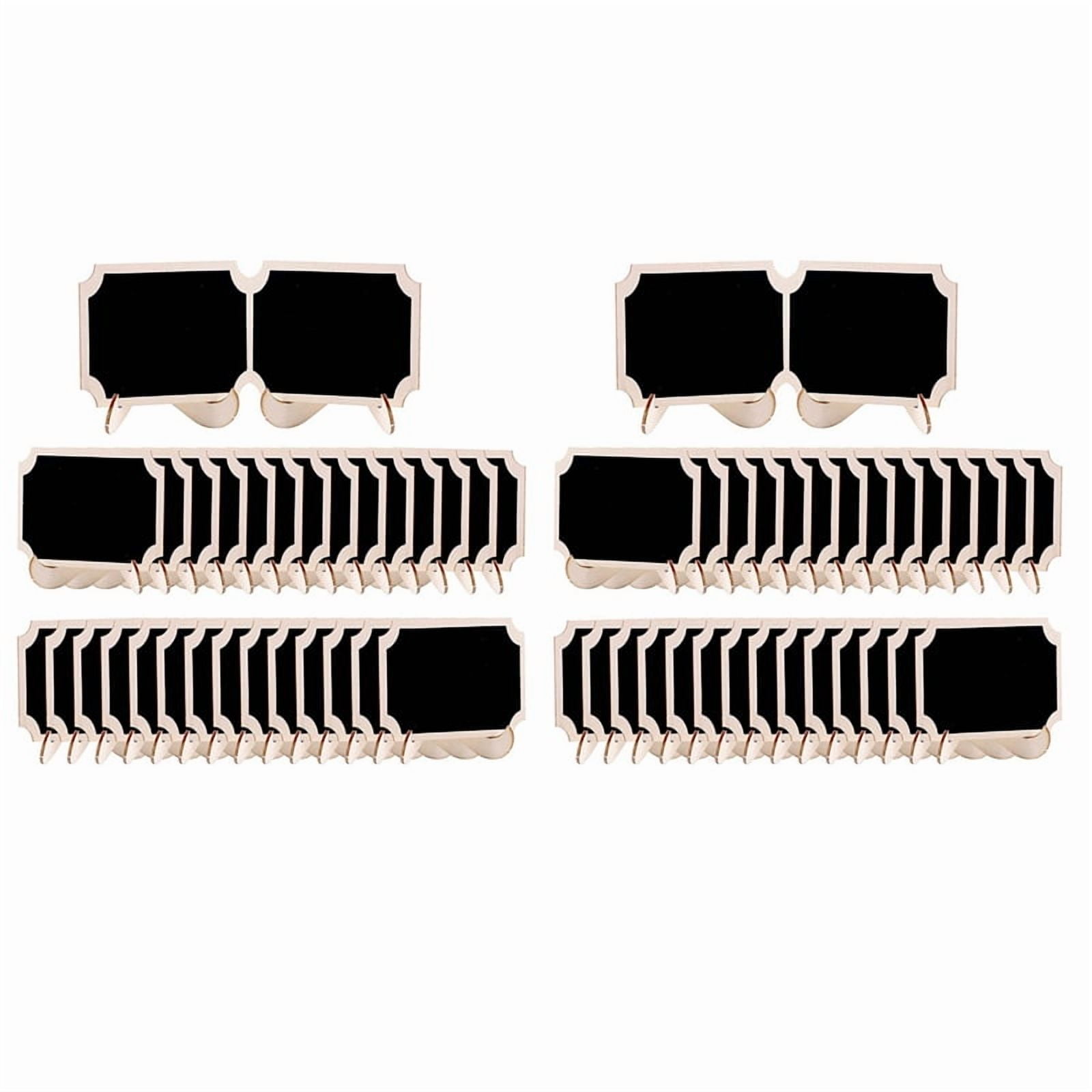60Pcs Mini Chalkboard Sign Food Labels for Party Buffet, Wooden Small ...
