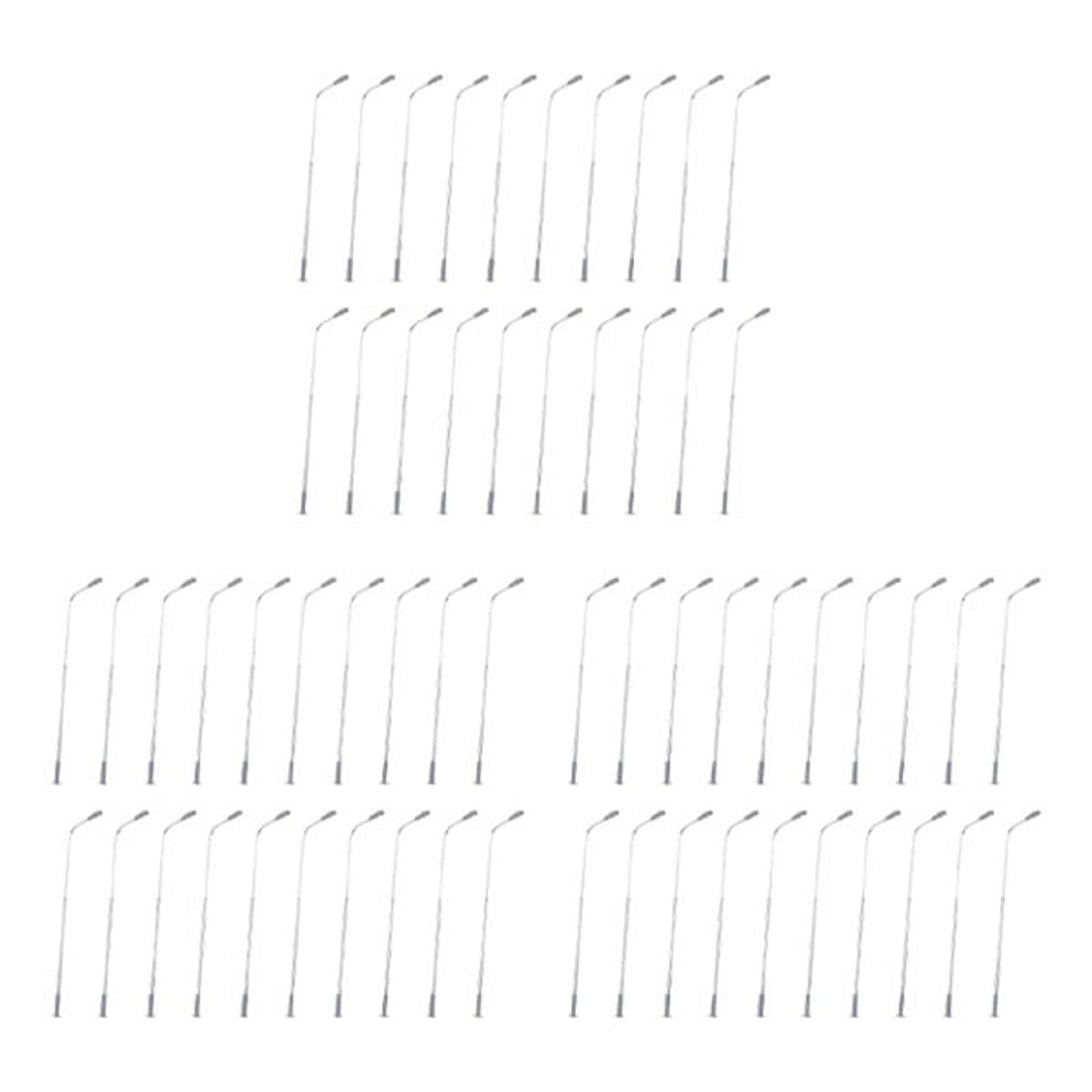60Pcs Model Railway 10cm Lamp Post Street Lights HO Scale 1:87 LED 3V ...