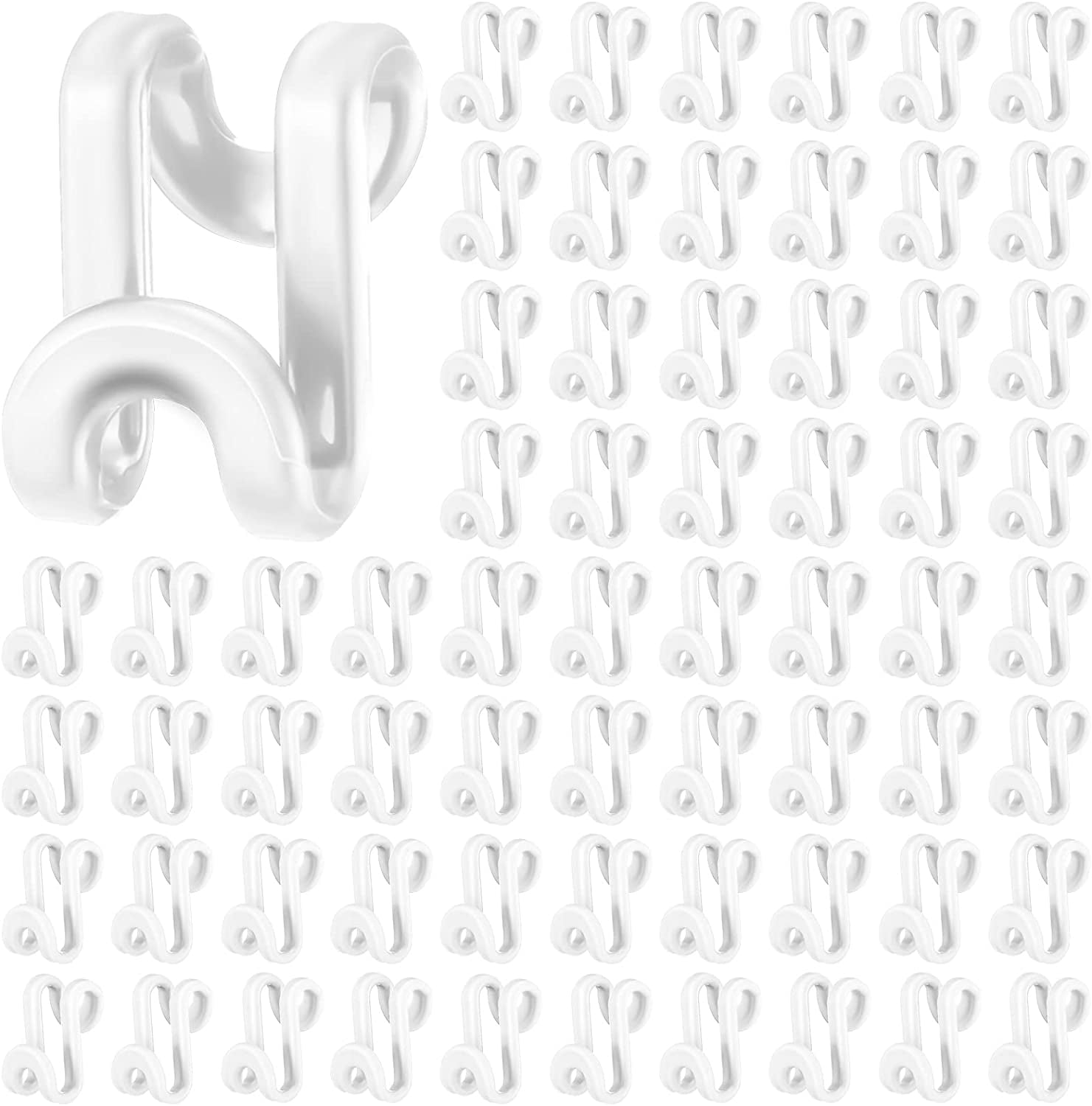 60Pcs Multifunction S Shape Clothes Hanger Connector Hooks Outfit ...