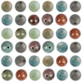 60Pcs Natural Indian Agate Beads Round 6mm Hole: 1mm - Walmart.com
