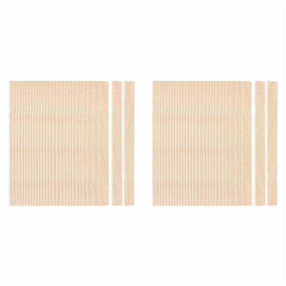 60Pcs Paint Stir Sticks, 12 Inch Wooden Paint Stirrers for Mixing ...