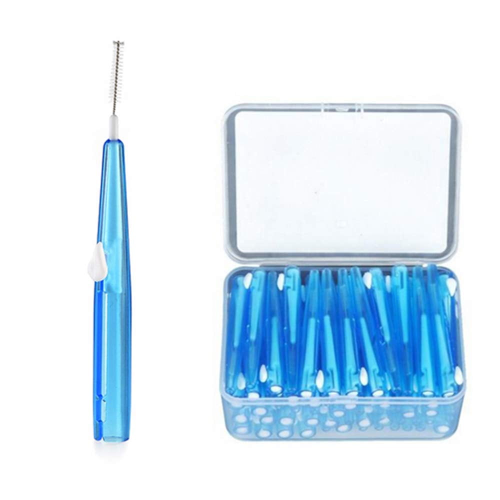60Pcs Push-Pull Interdental Brush TSF6 0.7 MM Dental Tooth Pick ...