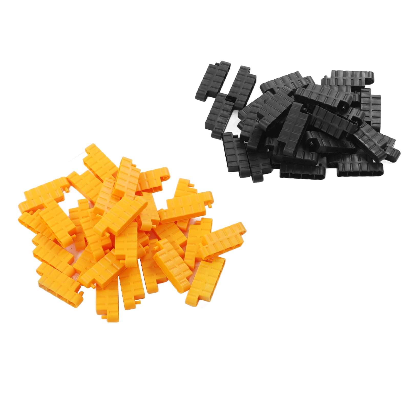 60Pcs Remote Control Car Roadblocks Plastic Yellow Black, Mini Rc Car ...