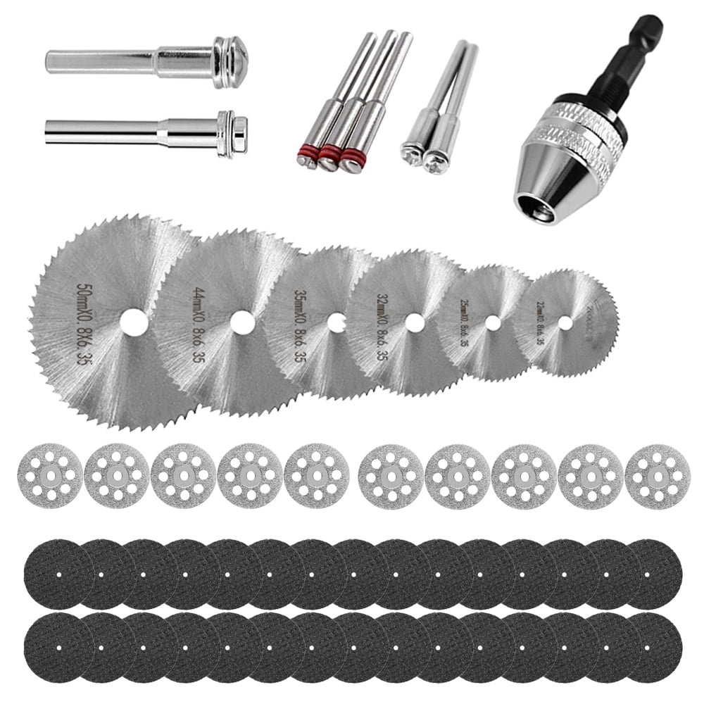 60Pcs Rotary Cutting Wheels Tool Kit, Resin Cut Off Wheels Disc, Mini ...
