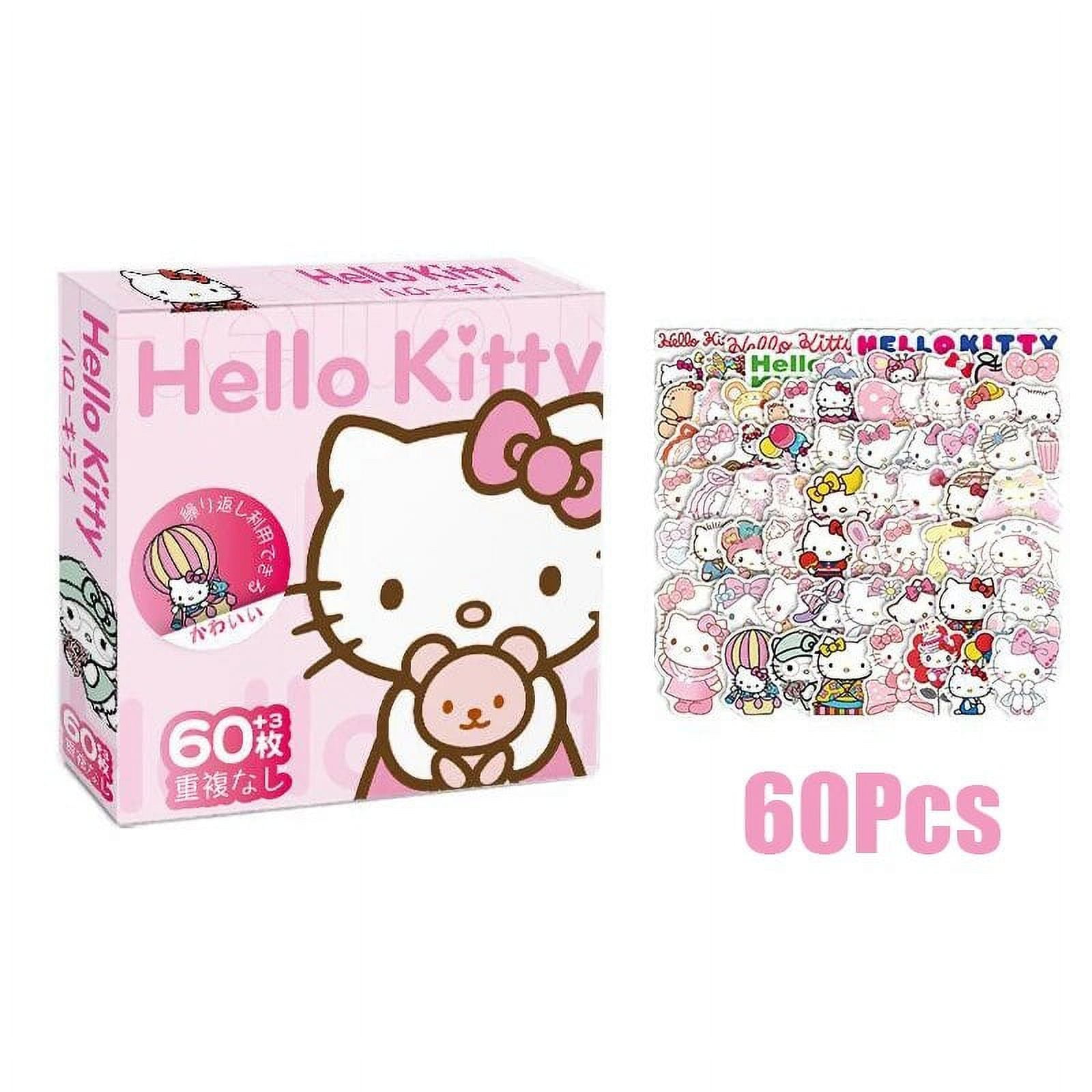 60pcs Sanrio Hello Kitty Kuromi Cinnamoroll Sticker For Laptop Phone
