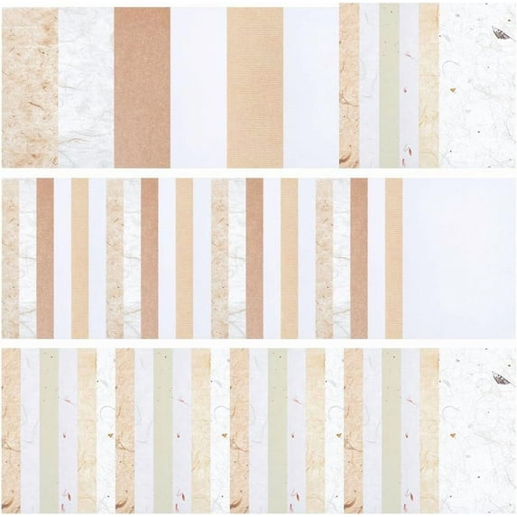 60Pcs Scrapbook Tissue Paper Vintage Brown Kraft Textured Paper ...