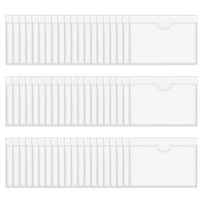 Clear Adhesive Pockets