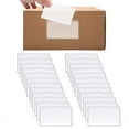 60Pcs Self-Adhesive PVC Plastic Label Holder Card Pockets for Business, Clear Library Card ...