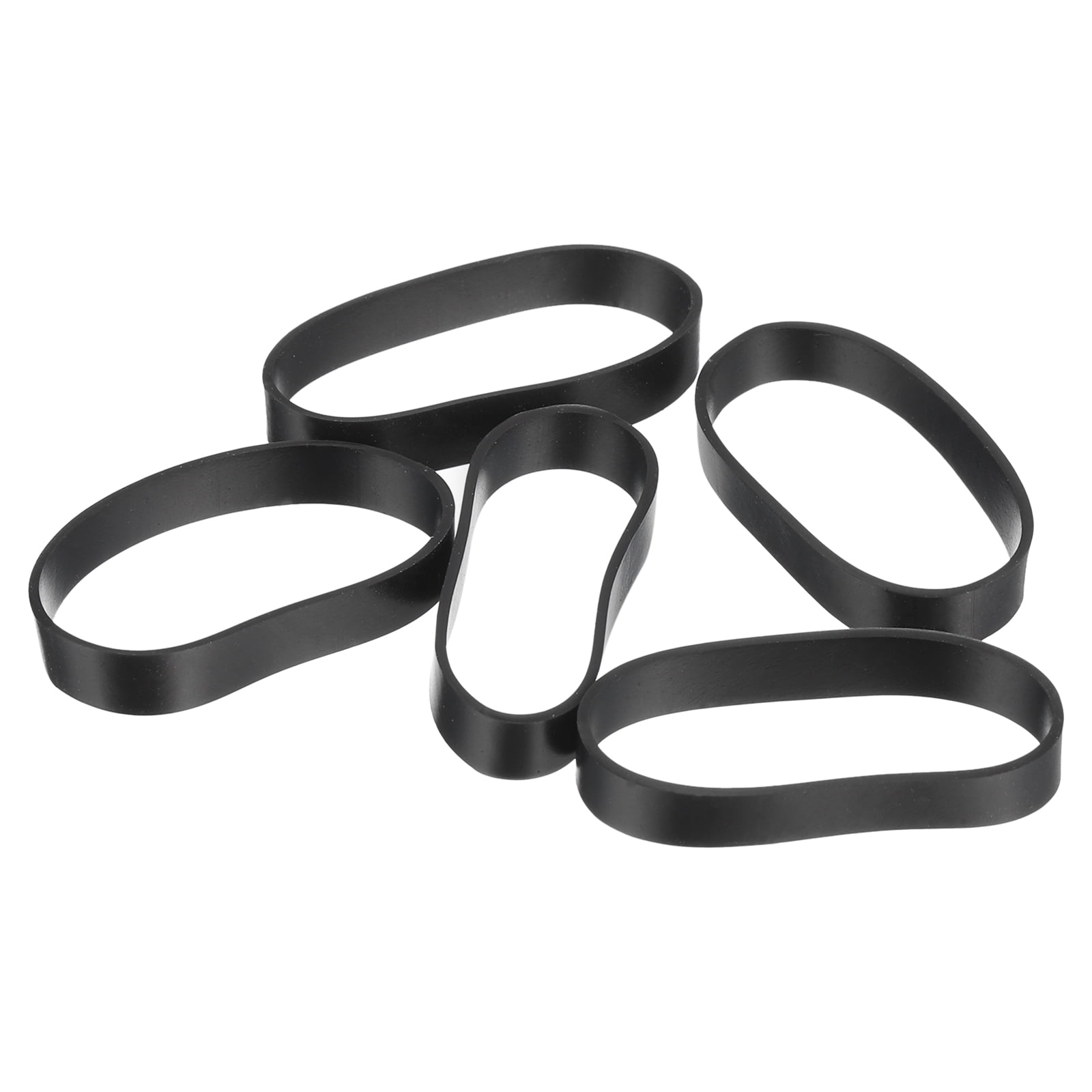 60Pcs Silicone Rubber Bands, 5mm x 25.5mm Rubber Bands Rings Cable Ties ...