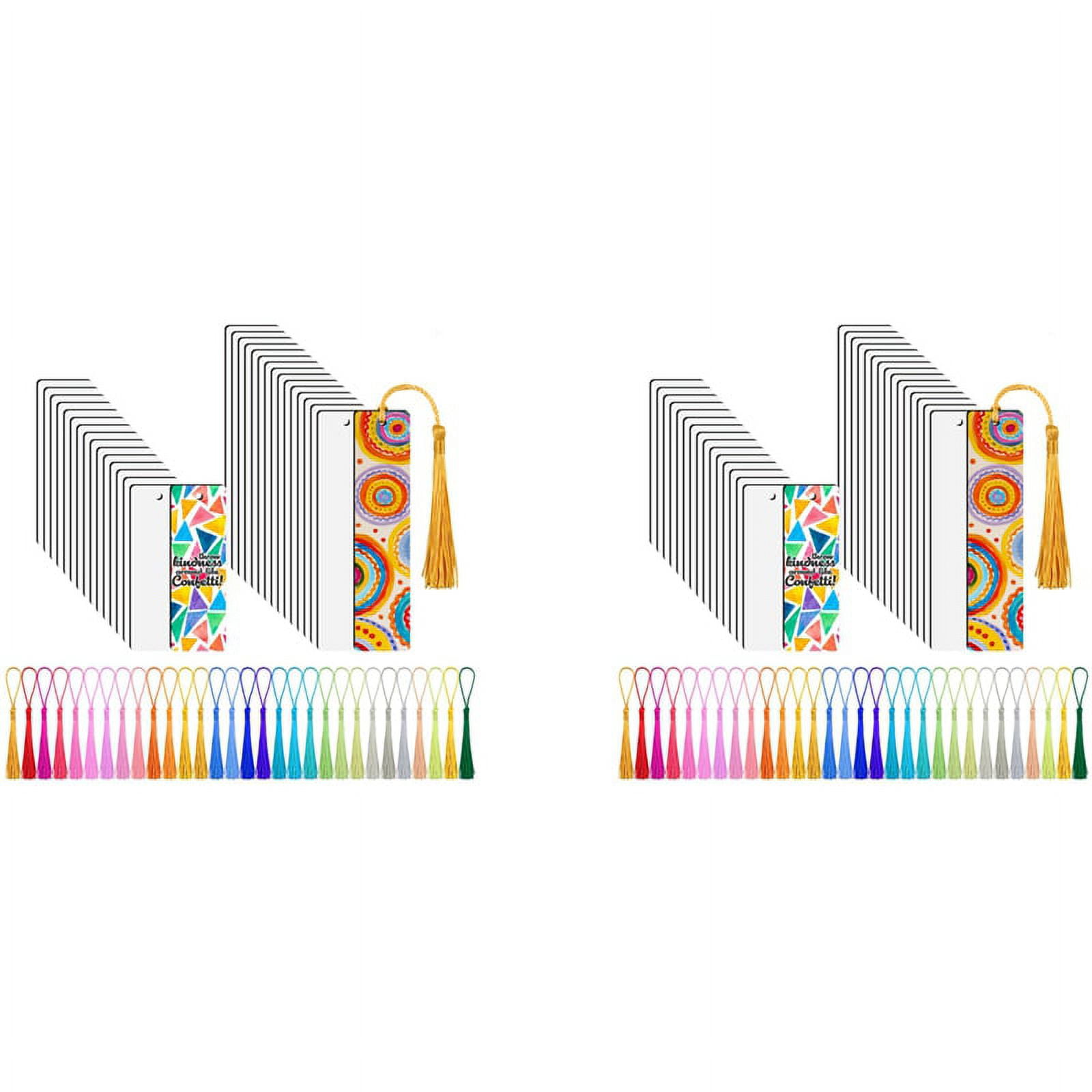 60Pcs Sublimation Blank Bookmarks, Sublimation Blank Products DIY ...