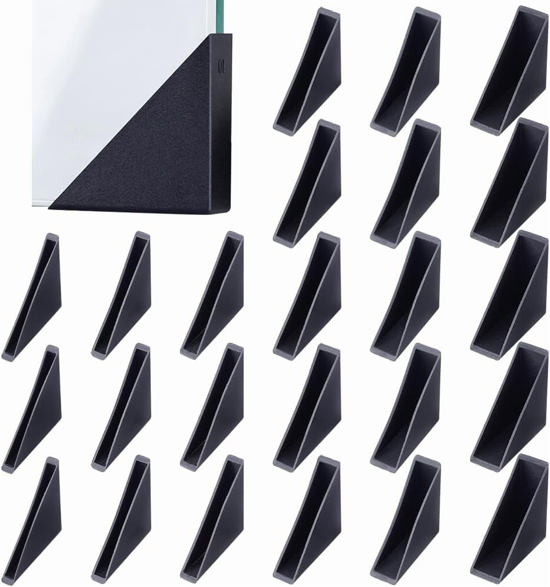 60Pcs Triangle Corner Protector 6 Sizes Plastic Glass Table Shelf ...