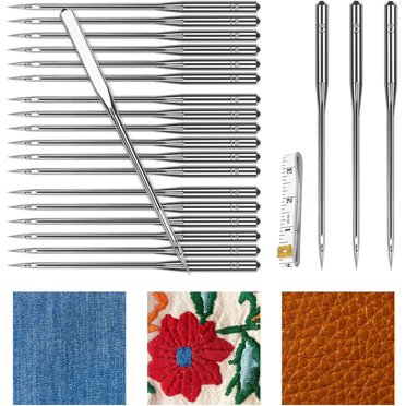 30 PCS Sewing Machine Needles Universal Home, Sizes 90/14 100/16 110/18 ...
