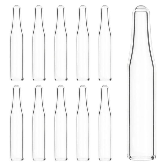 60Pcs Vial Insert Conical Base 250ul Clear Glass Vial Insert 4mm Inner ...