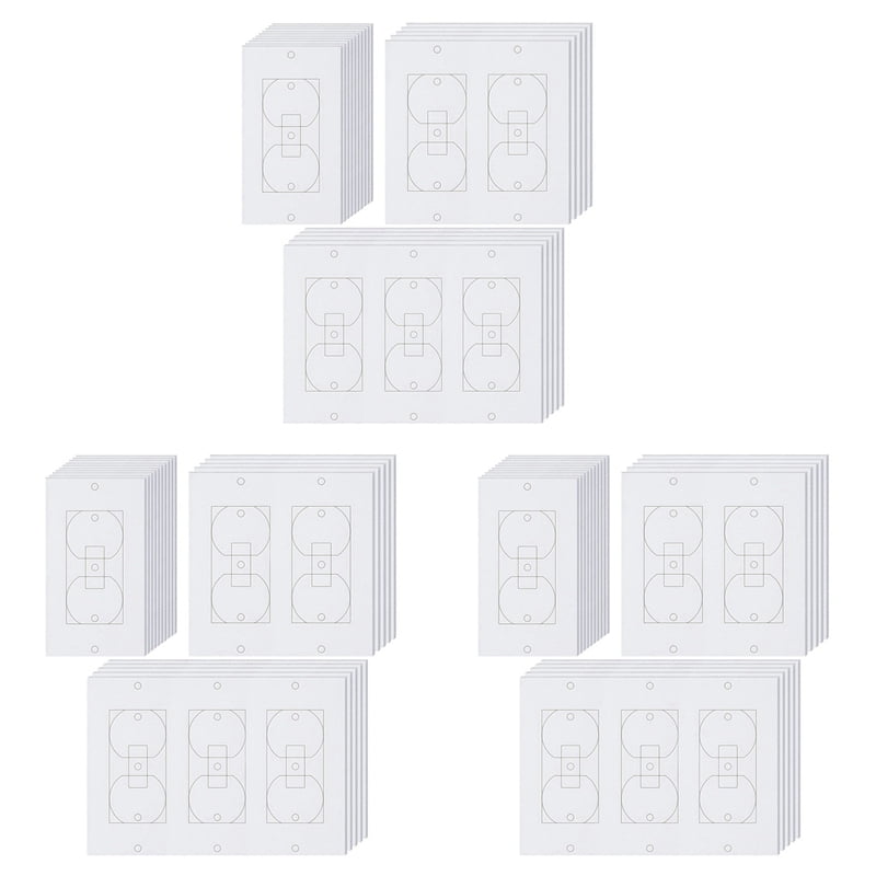 60Pcs Wall Insulation Outlet Insulators Sealers,Electrical Outlet ...