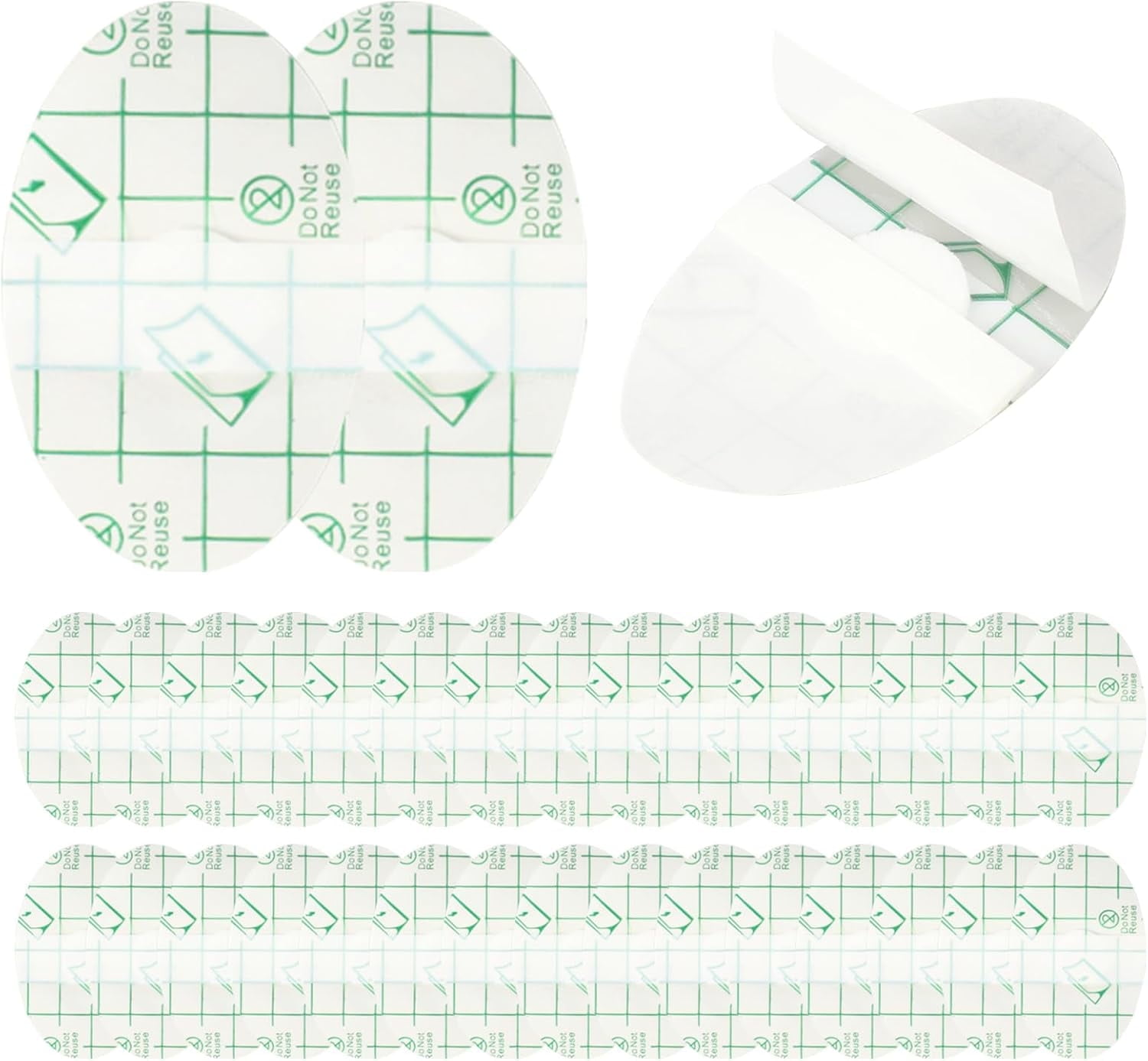 60Pcs Waterproof Baby Ear Covers for Bath,Disposable Ear Patches ...