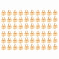 60Pcs Wood Chip Mini Baskets Manual Woven Baskets Ornaments Candy ...