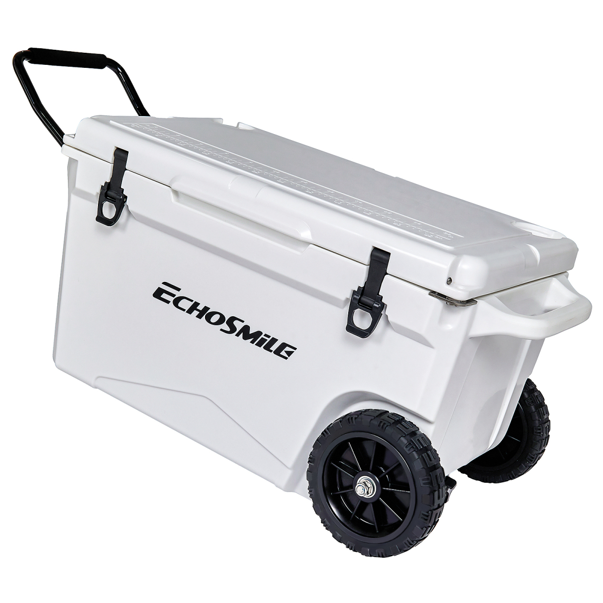 60QT Wheeled Cooler White - 5-Day Ice Retention, 400LBS Lid Capacity, 8 ...