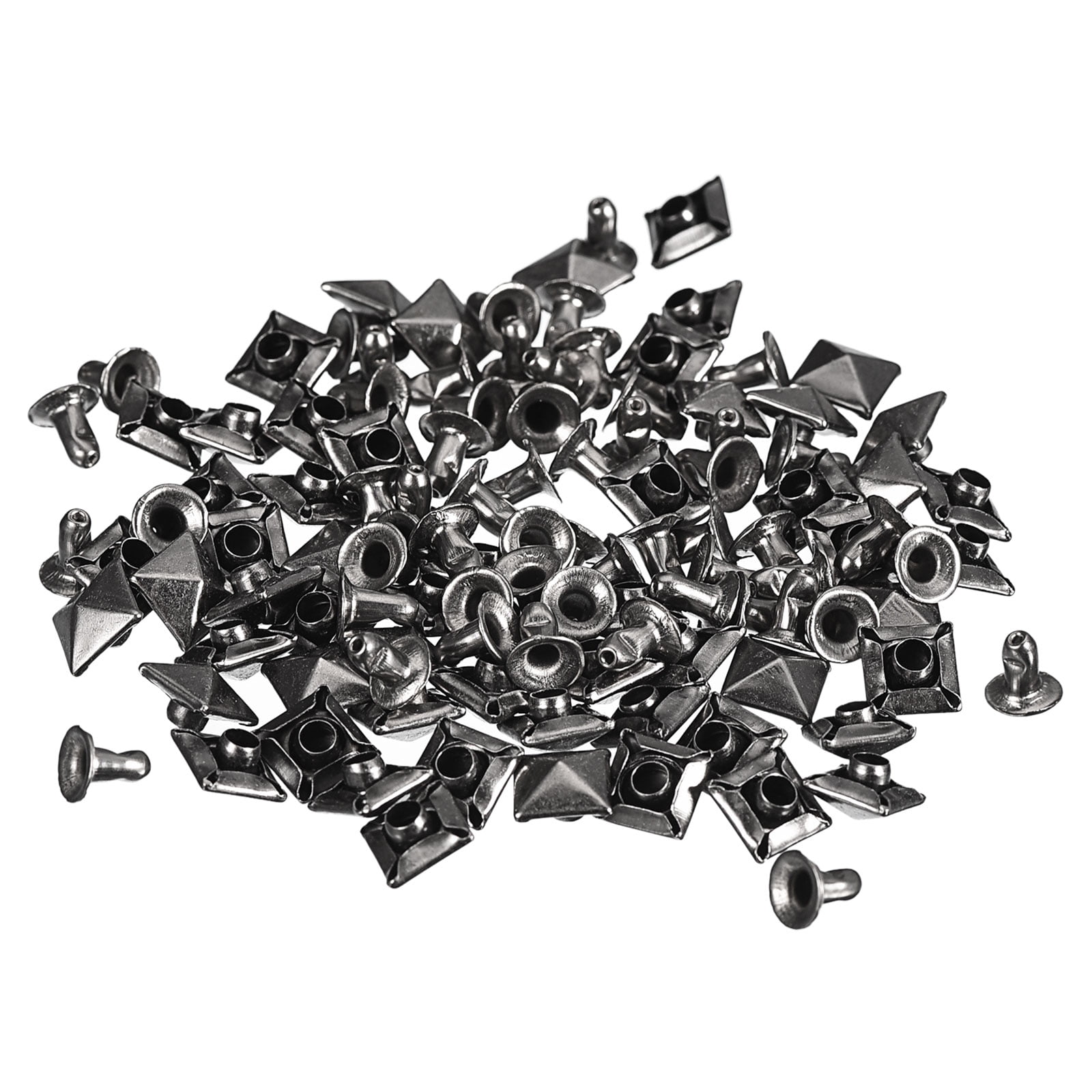 60Sets Spike Rivet, 7mm Cone Rapid Rivet Nailhead Studs Copper Punk ...