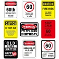 60Th Birthday Decorations - 9 Pcs 60 Years Funny Signs 60S Decorations ...