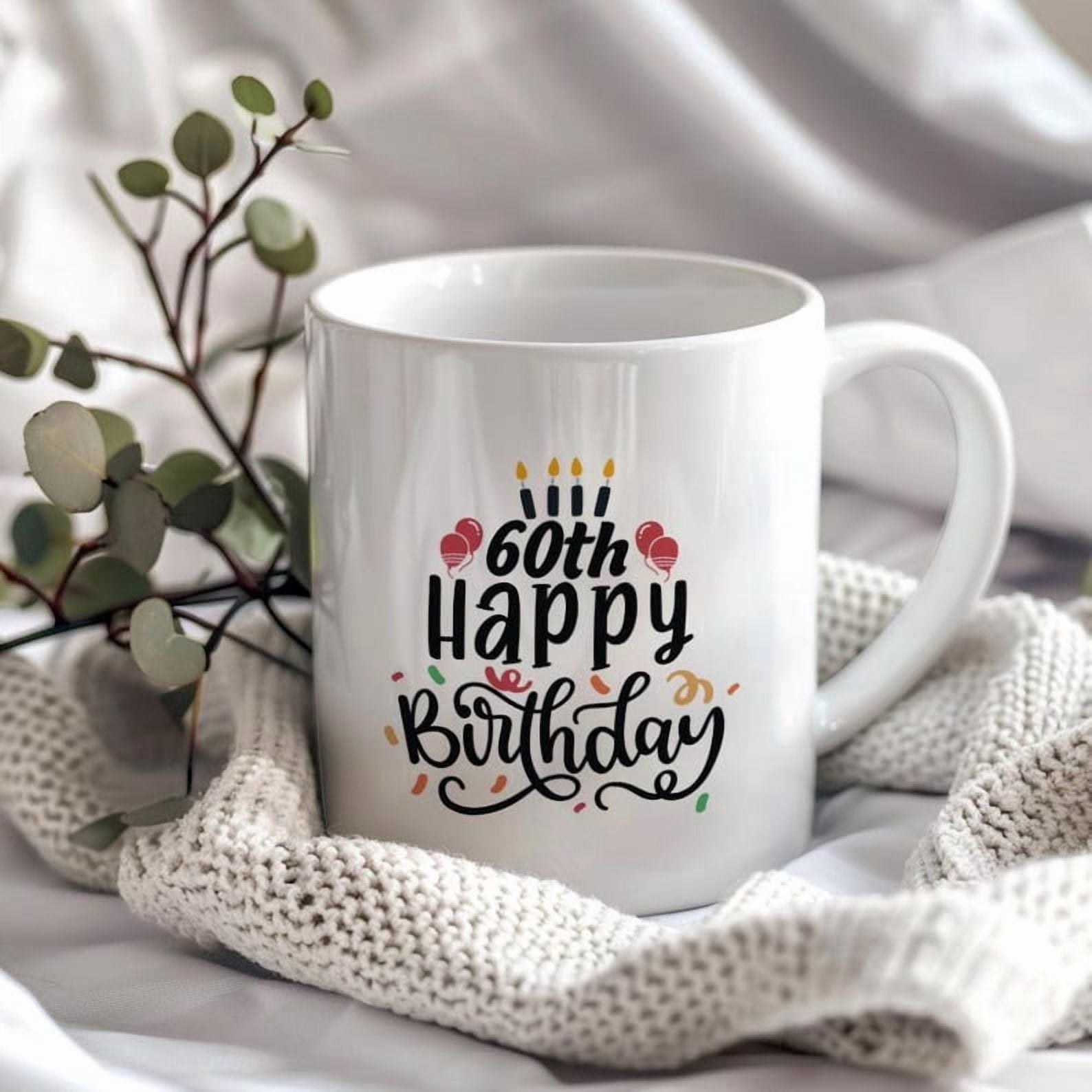 60Th Happy Birthday Mug - Walmart.com