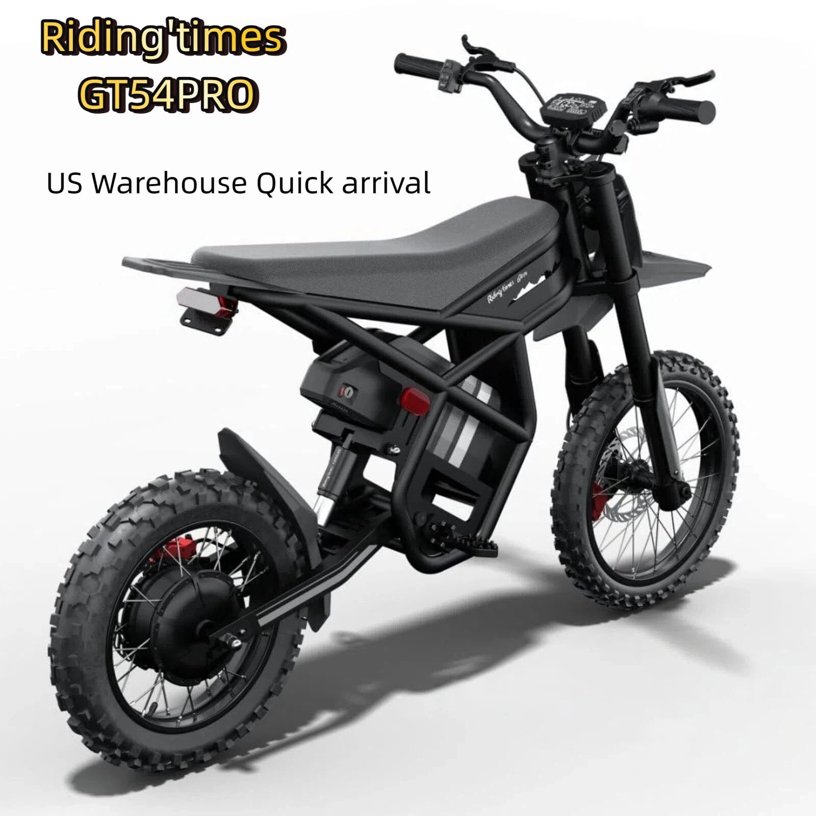 60V 25AH Riding'times GT54 Pro Electric Dirt Bike for Adult Teens,3000W ...