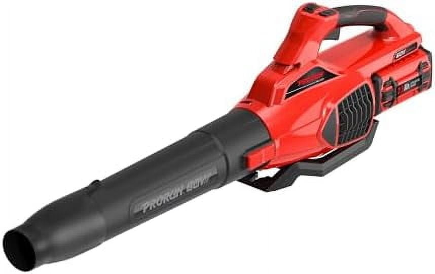 60V 680 CFM 190 MPH Brushless Cordless Handheld Leaf Blower with 2.5 Ah ...