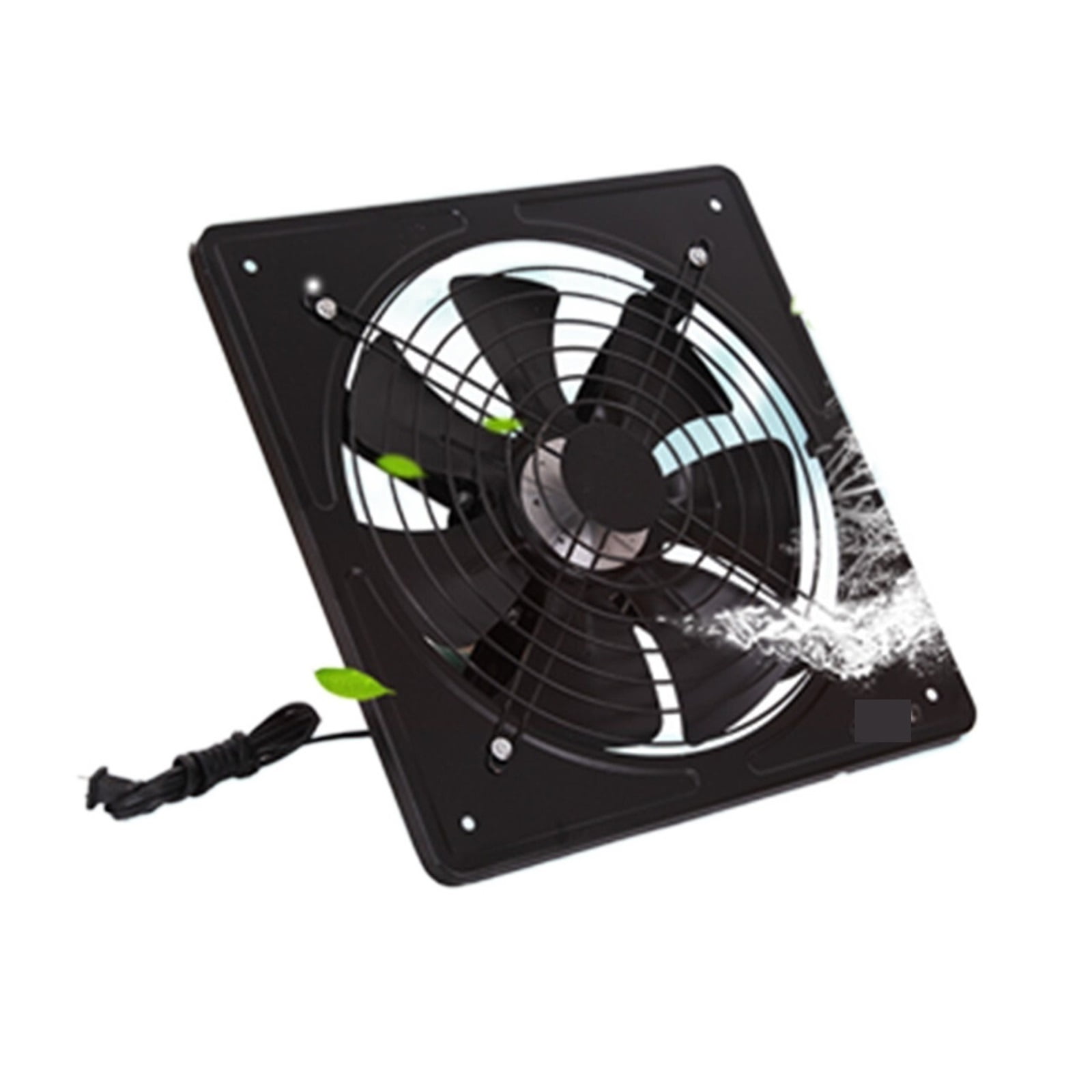 60W 10 12inch Industrial Ventilation Extractor Metal Axial Exhaust Air ...